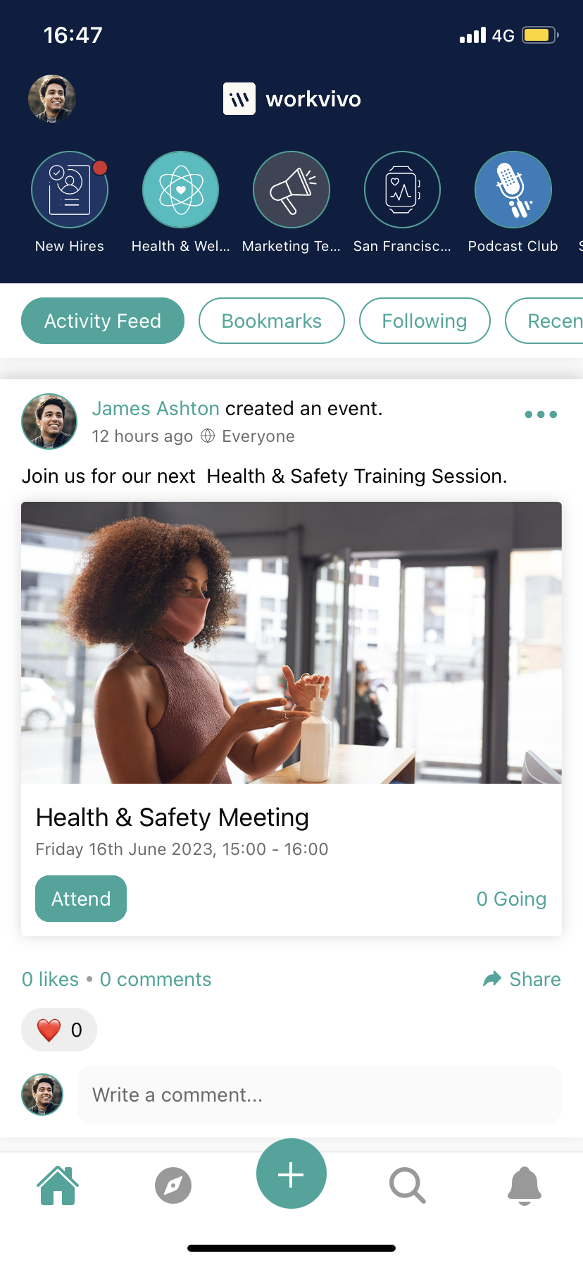 Changing your Password – Workvivo Help Center