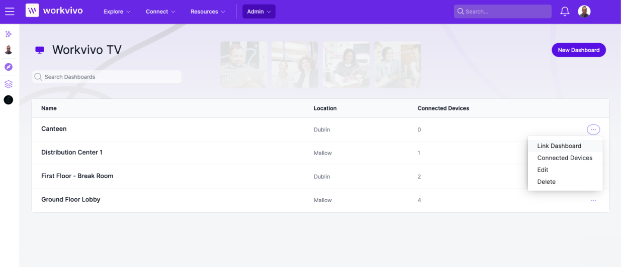 Workvivo TV- Dashboard setup – Workvivo Help Center