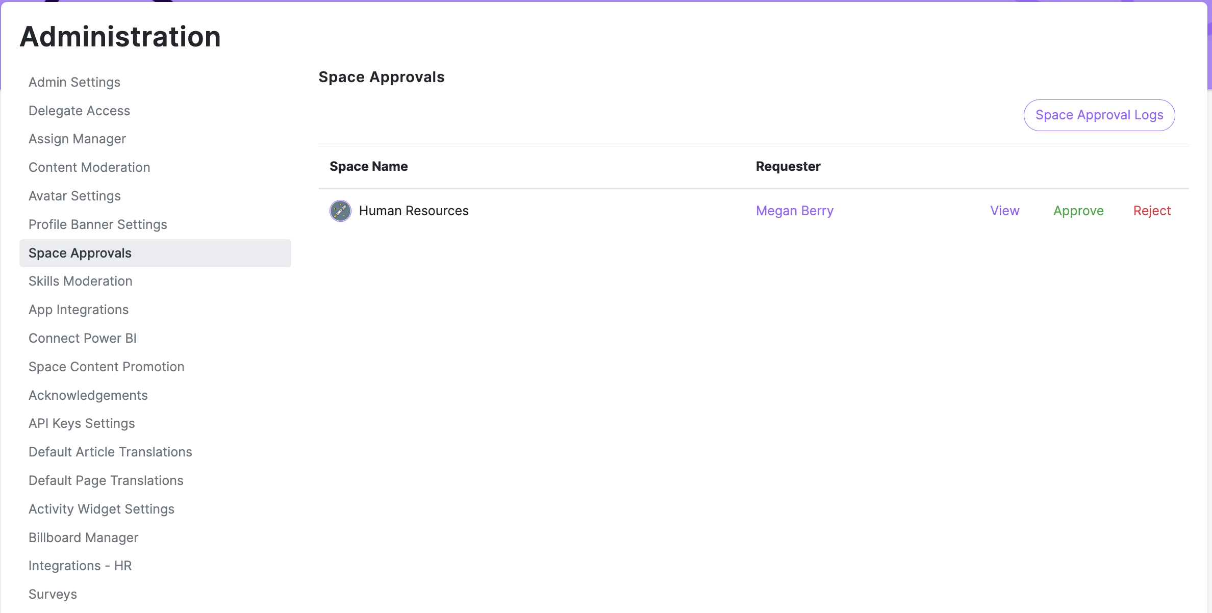 Space Creation Approval Process – Workvivo Help Center