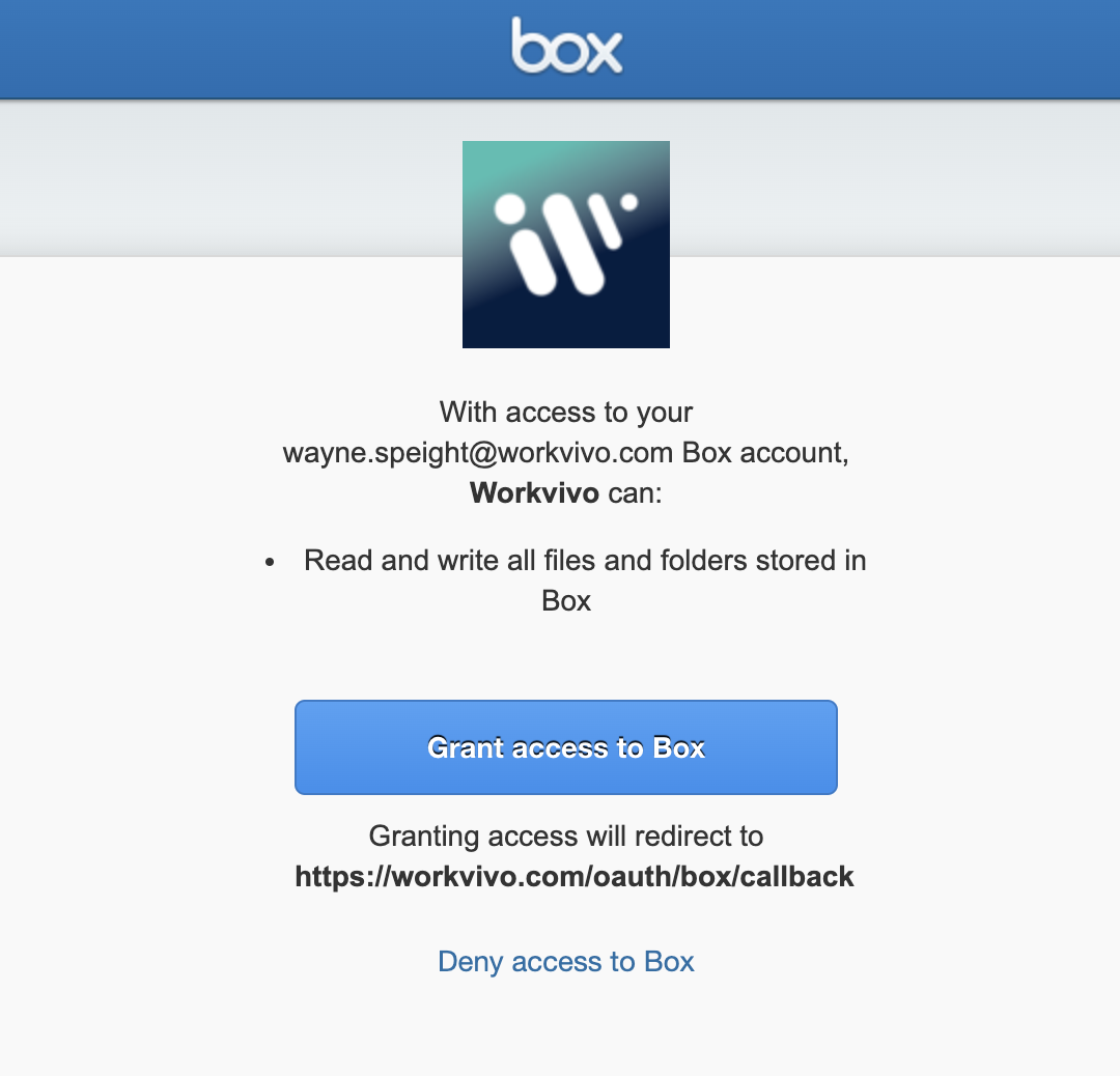 Box Search Integration – Workvivo Help Center