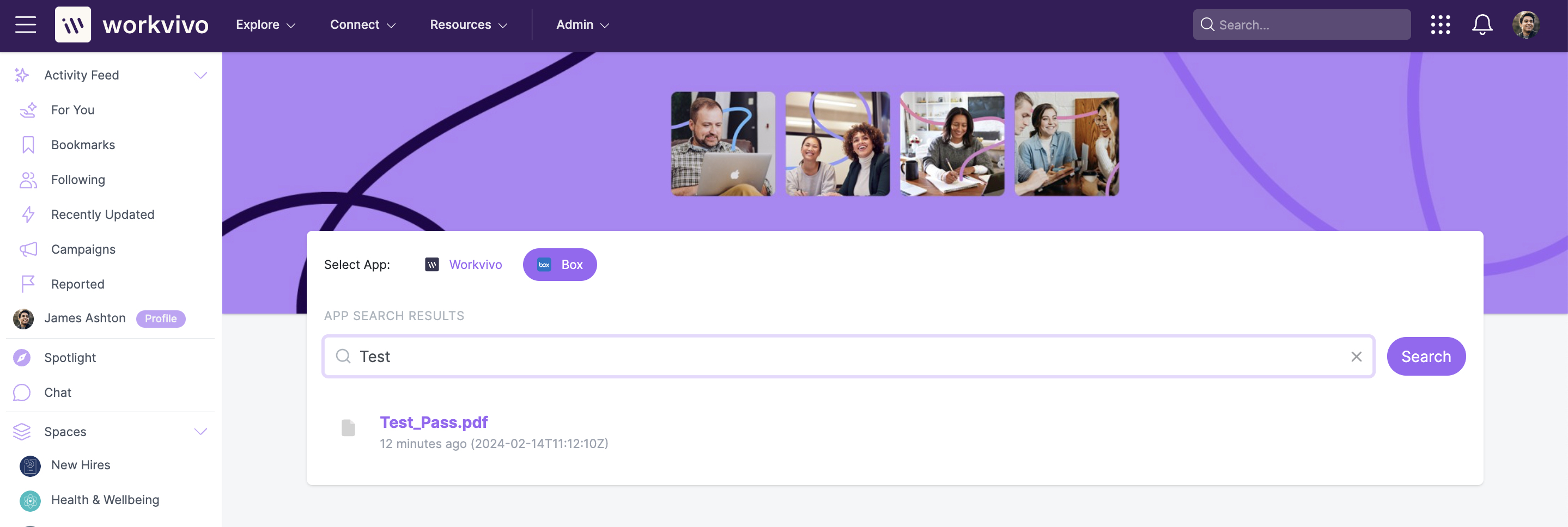 Box Search Integration – Workvivo Help Center
