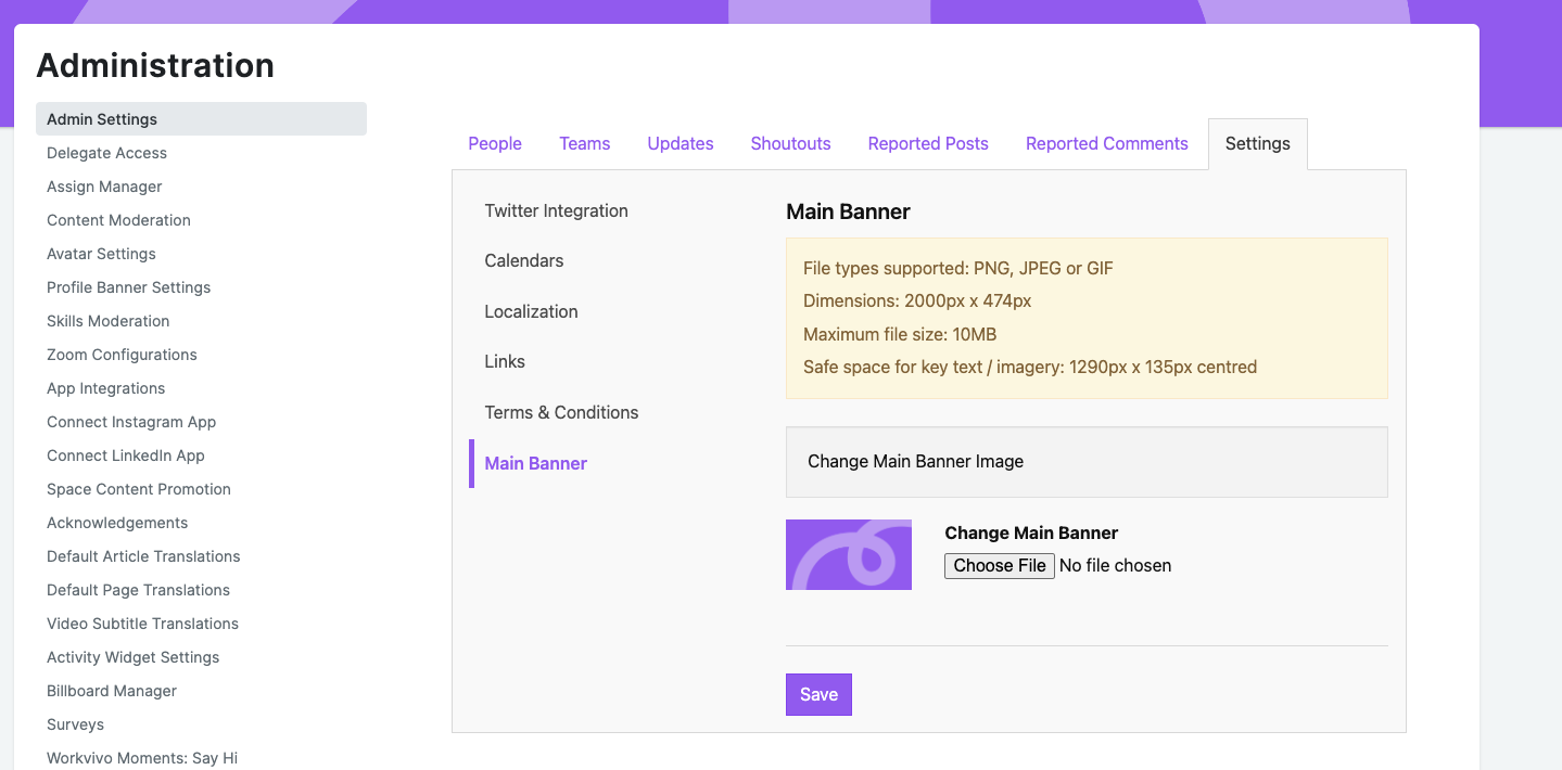 Customer-Enabled: Branding & Customizing – Workvivo Help Center