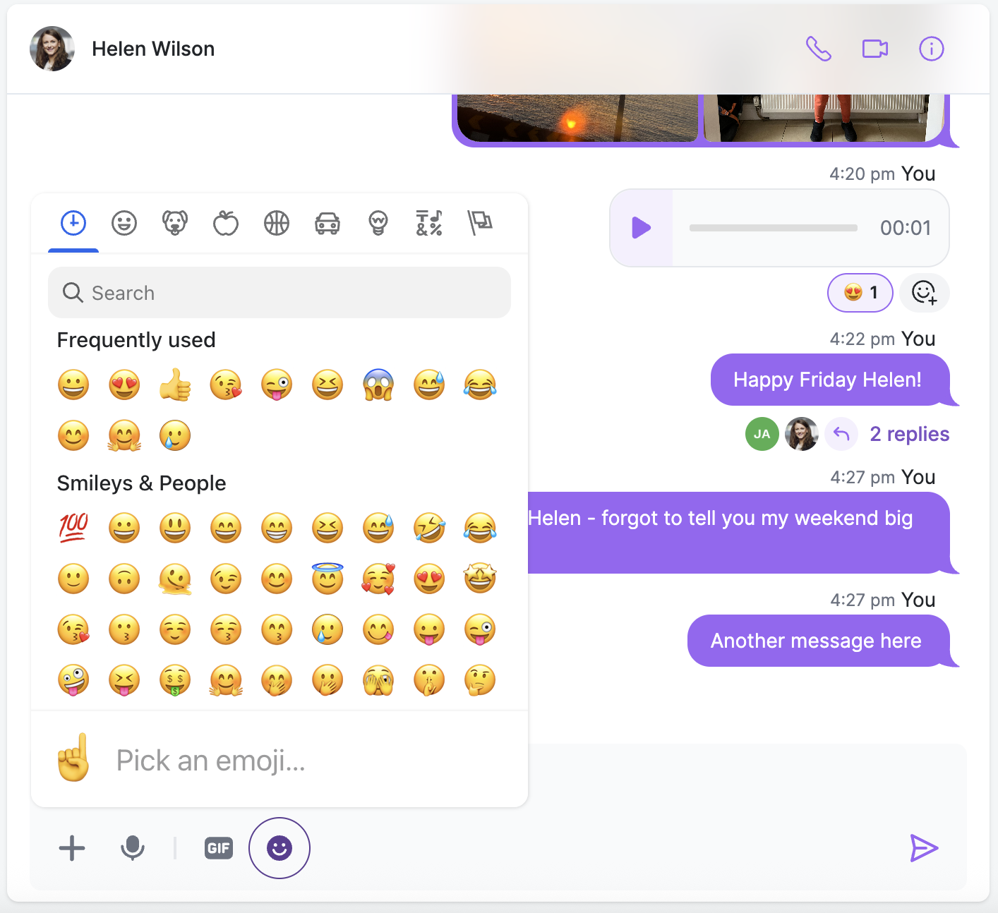 Chat - Media and Attachments – Workvivo Help Center & Customer Support