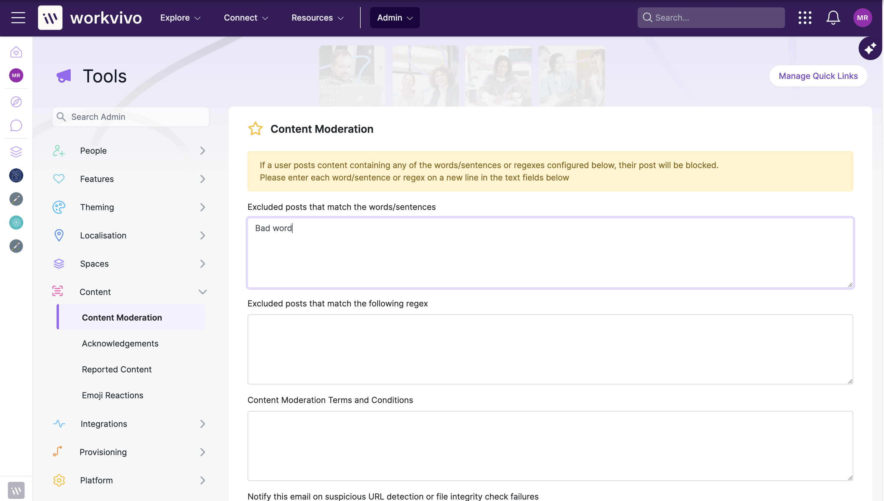 Content Moderation / Keyword-based flagging of Inappropriate Content ...