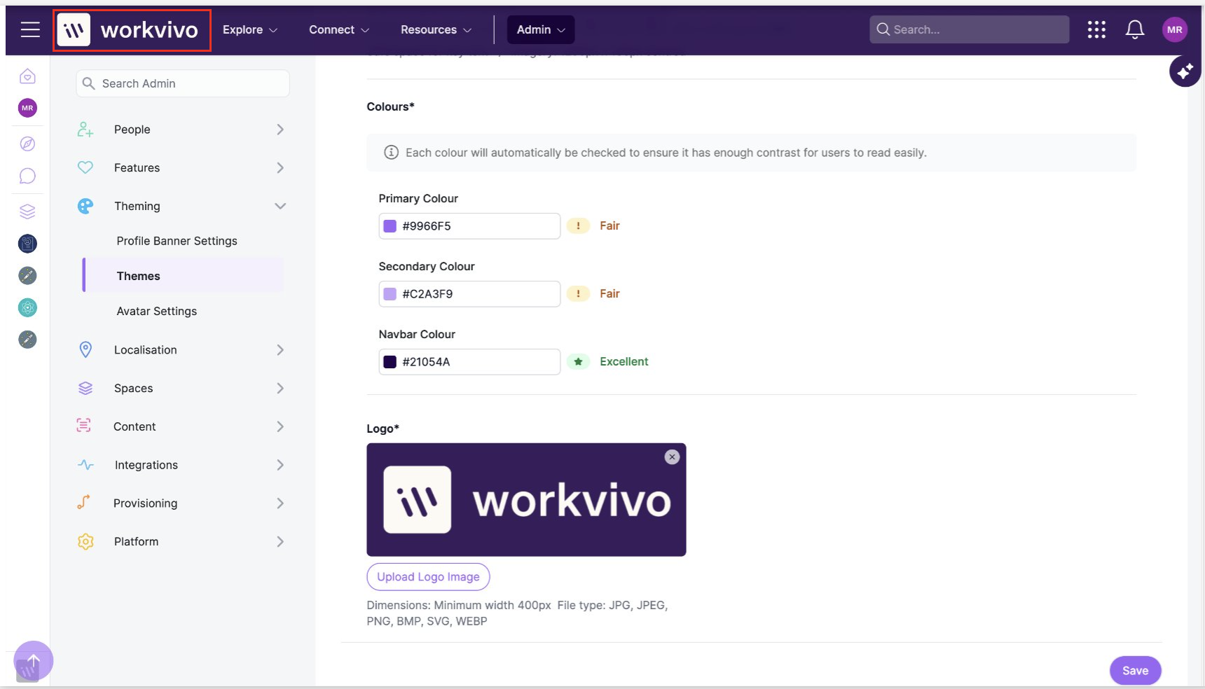 Customer-Enabled: Branding & Customizing – Workvivo Help Center ...