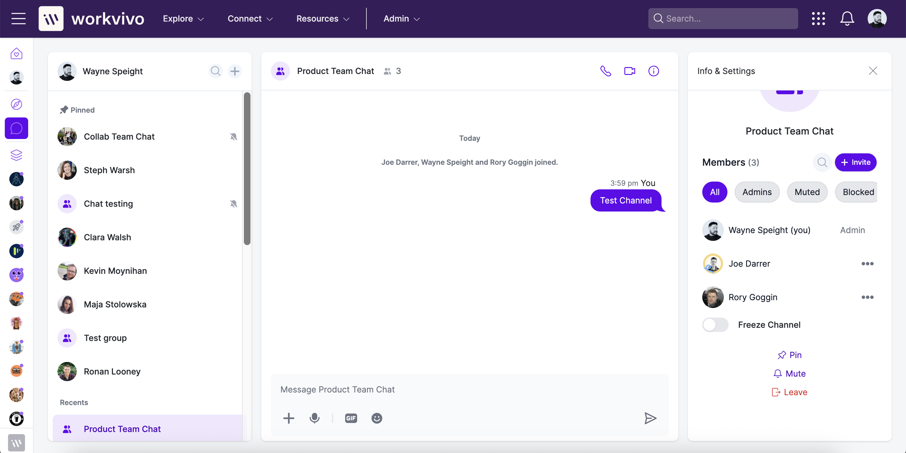 Chat - Overview – Workvivo Help Center & Customer Support