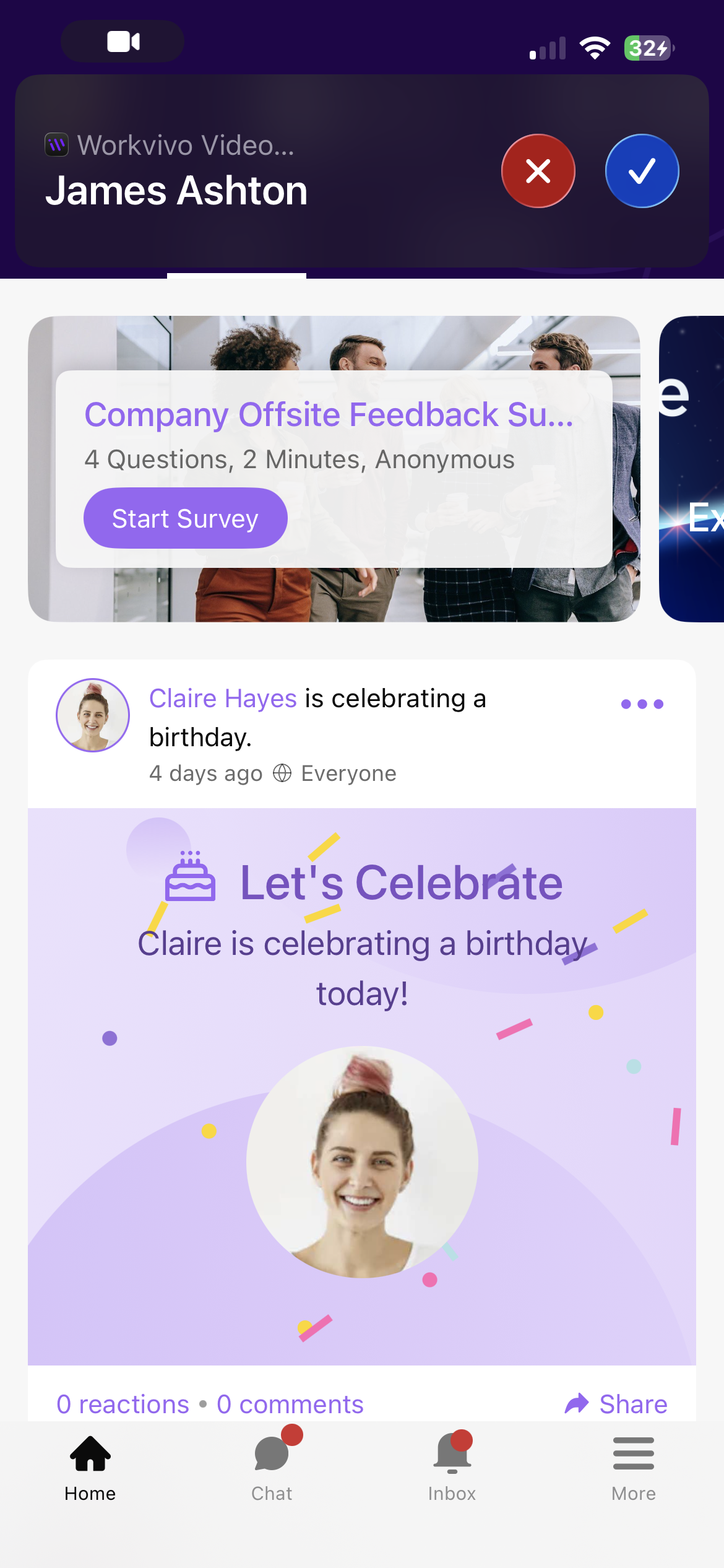 Chat - Video and Voice Calls – Workvivo Help Center & Customer Support