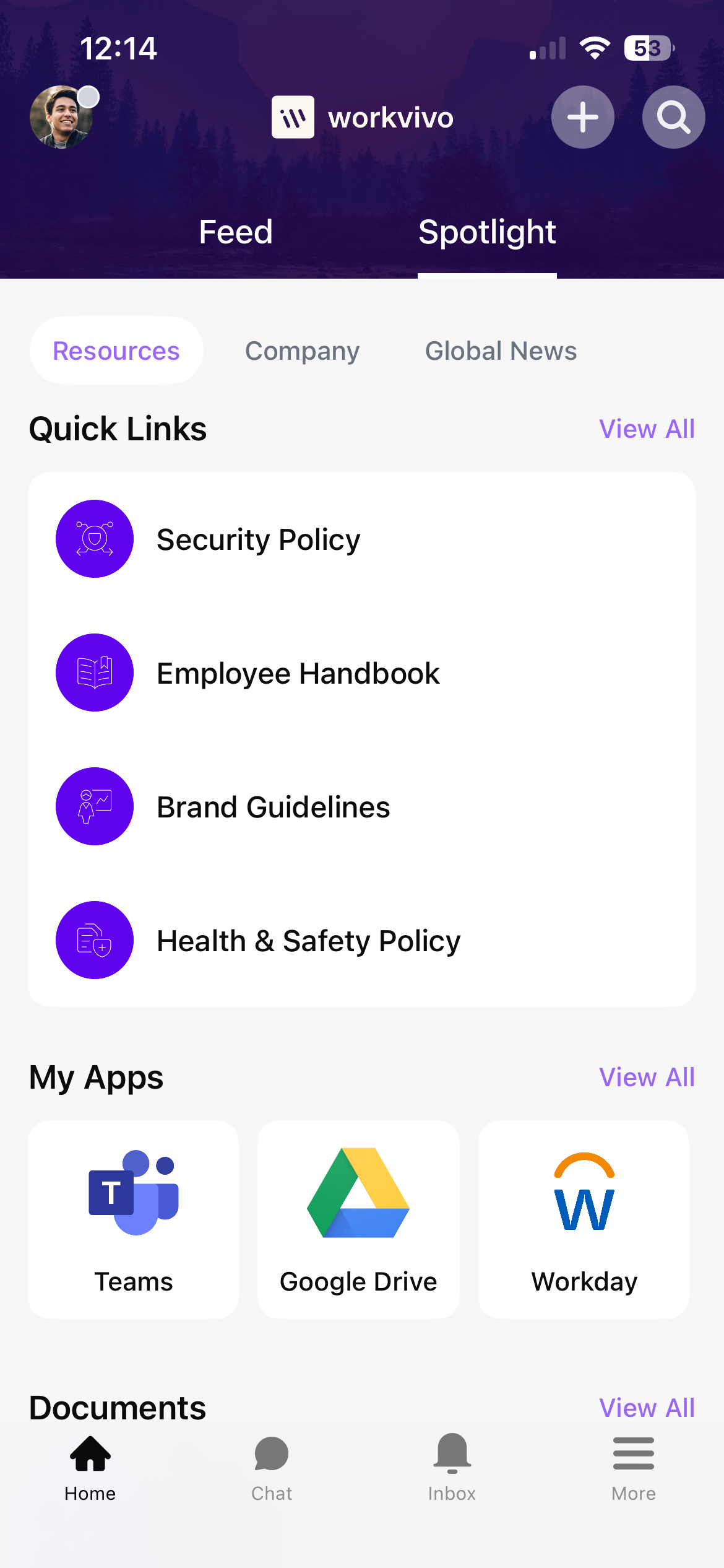 Customizable Spotlight Mobile Widgets – Workvivo Help Center & Customer ...