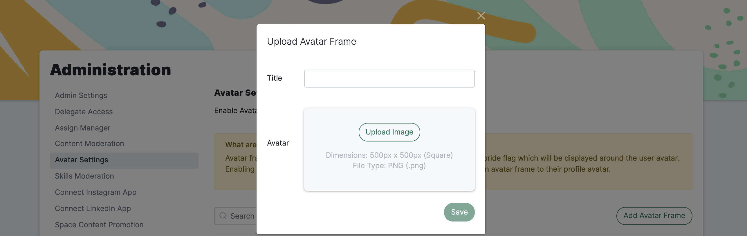 Custom Avatar Frames – Workvivo Help Center