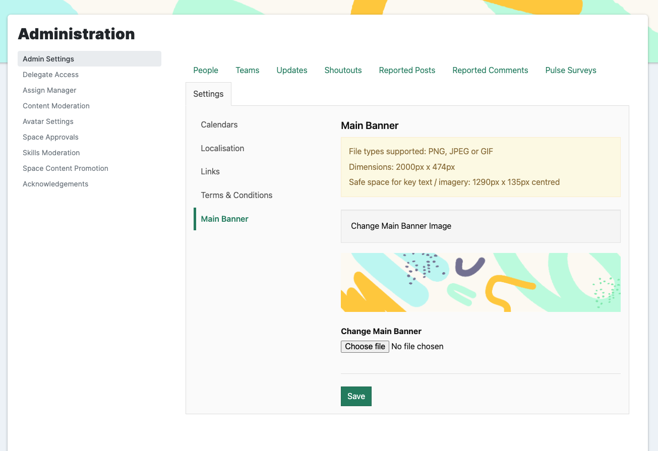 Banner Designs For You – Workvivo Help Center