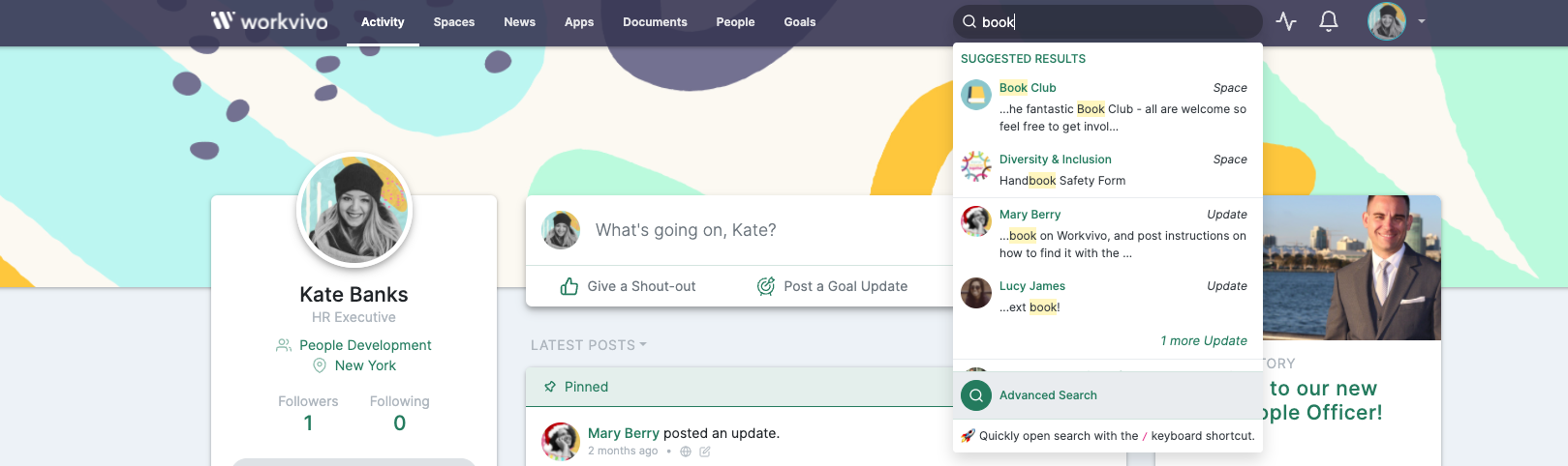 Searching Workvivo on Desktop – Workvivo Help Center