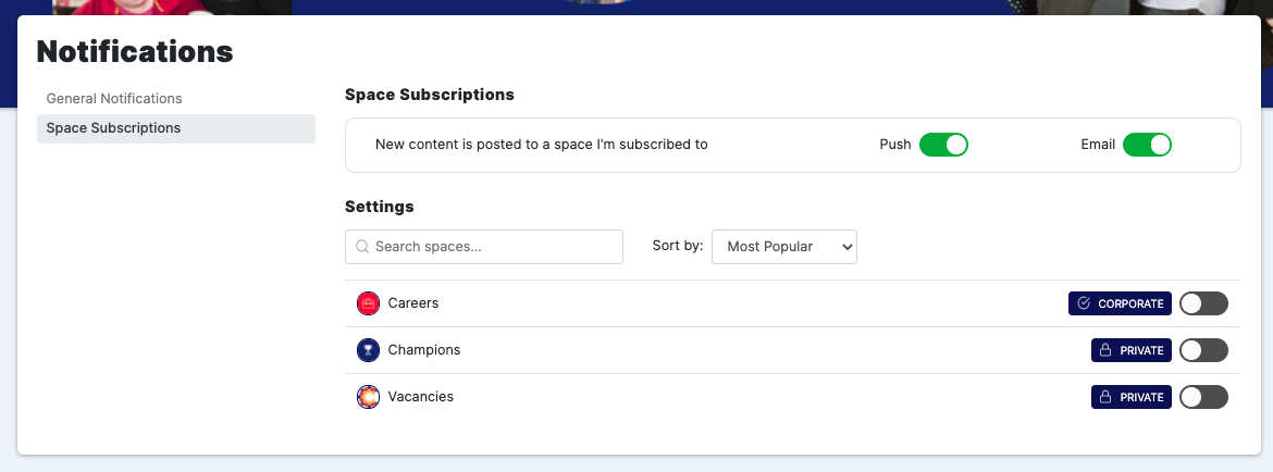 Adjusting your Notification Settings – Workvivo Help Center