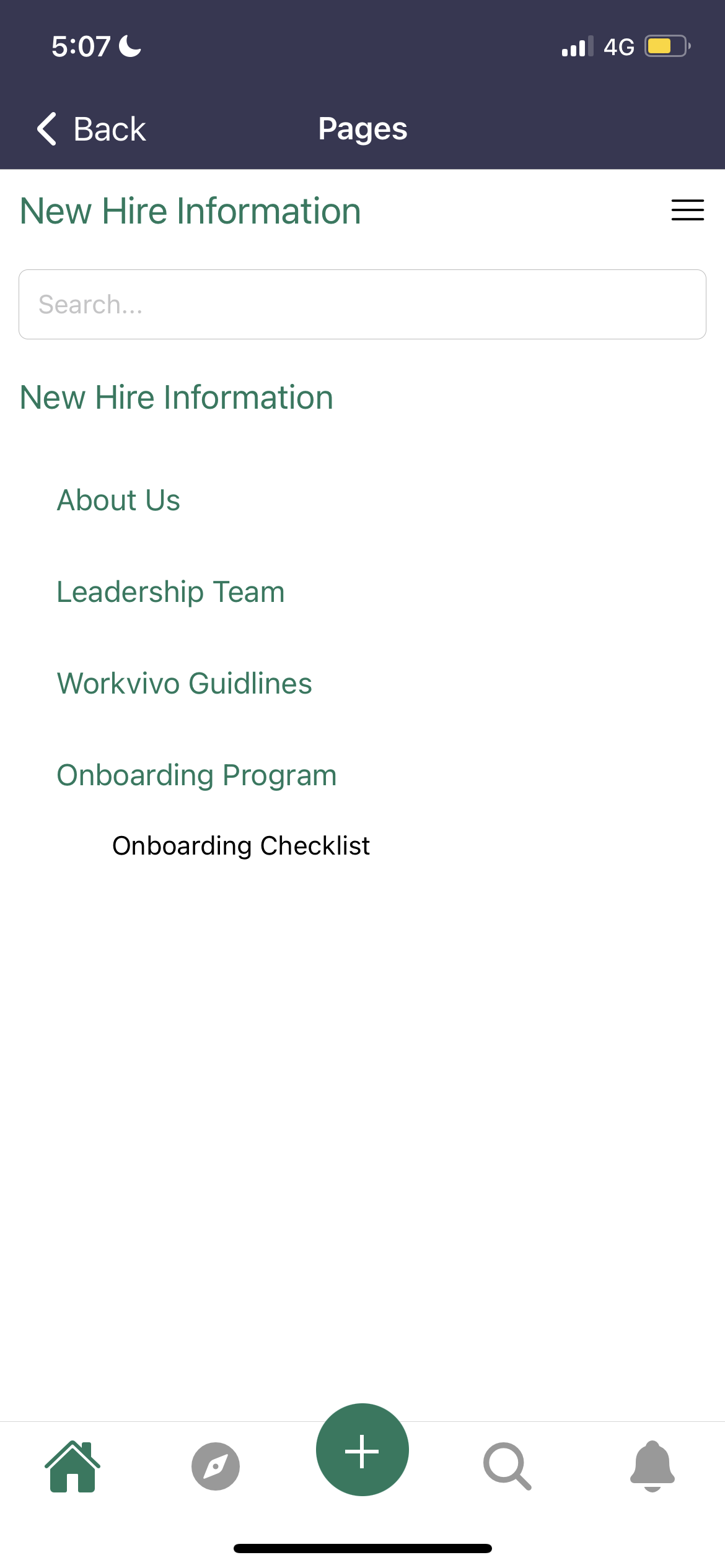 Global Pages – Workvivo Help Center